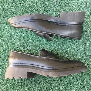 Vince | Shoes | Nwt Vince Robin Lug Sole Loafer Leather Black 37 | Poshmark